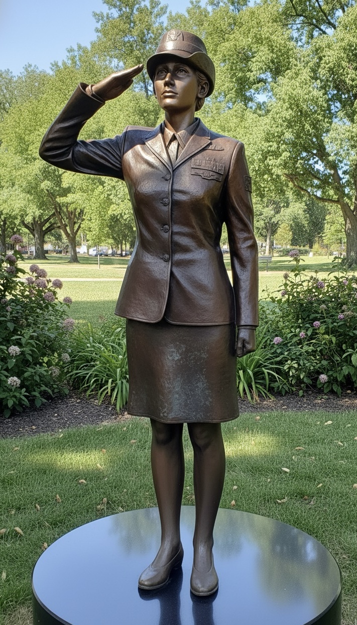 Eagan Women Veteran Statue – Daniel R Olsen Post 594