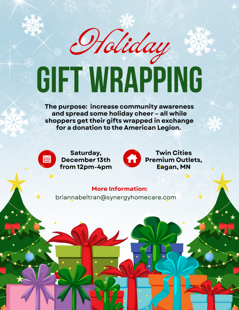 Gift Wrapping Fundraiser – Daniel R Olsen Post 594